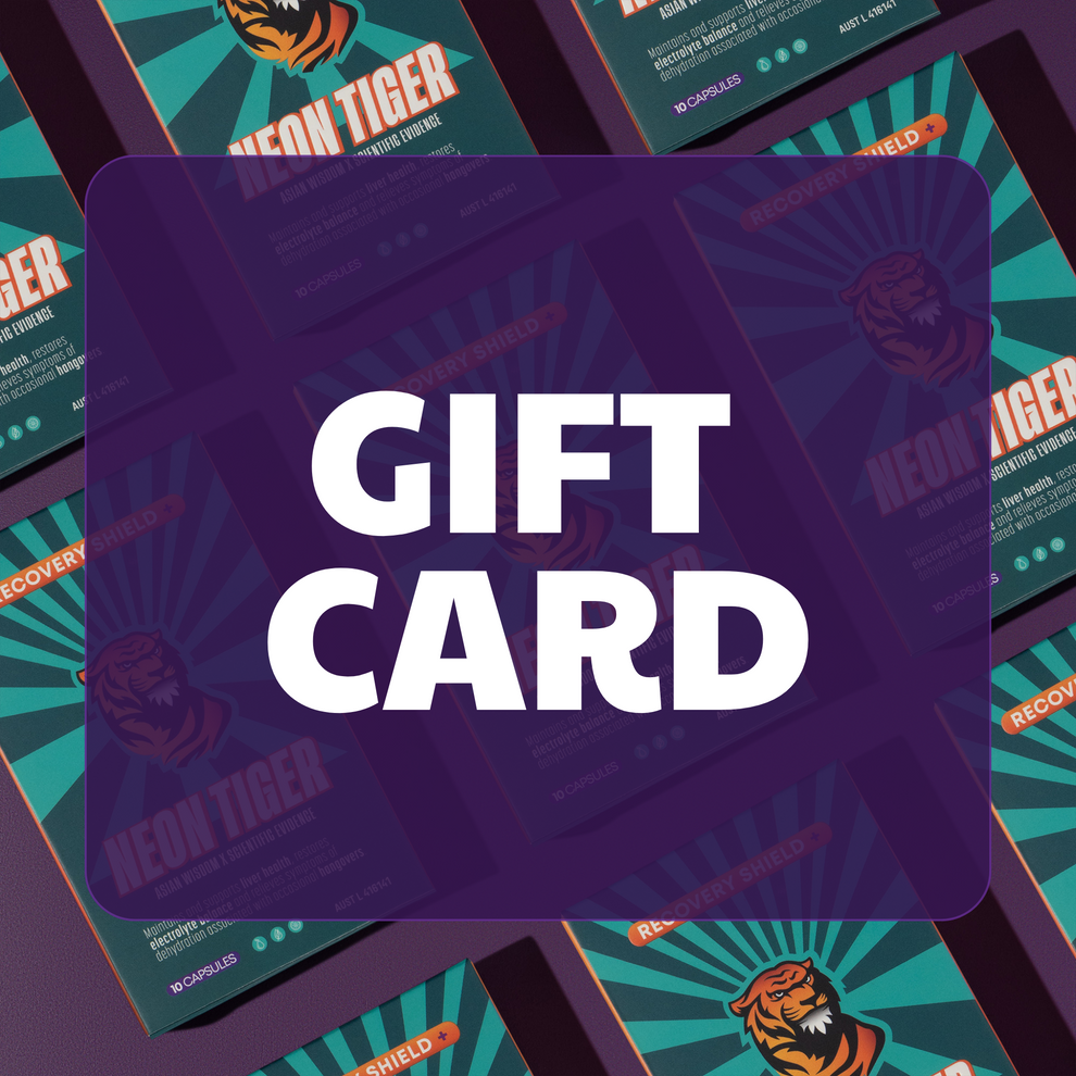 Gift Card | Neon Tiger | Give the gift of brighter mornings!